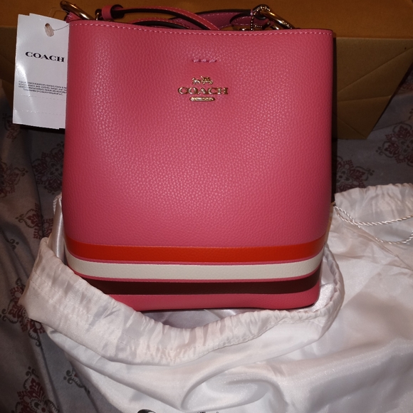 Coach | Bags | Pink Multi Color Coach Purse | Poshmark